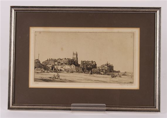 Leonard Russell Squirrell | etching of Cromer (1939) | MutualArt