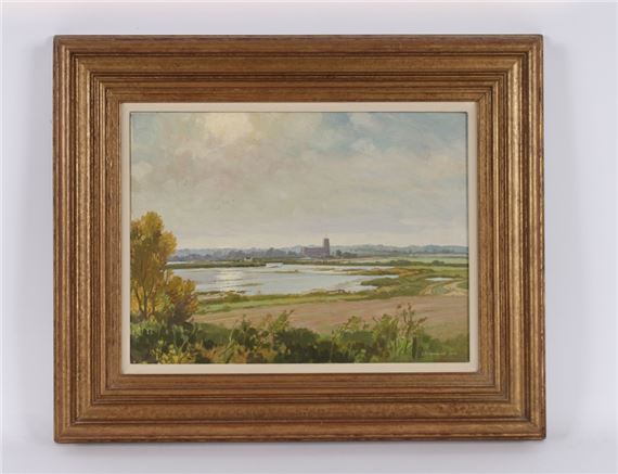 Leonard Russell Squirrell | study depicting Blythburgh Church | MutualArt