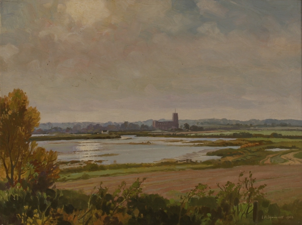 Leonard Russell Squirrell | study depicting Blythburgh Church | MutualArt