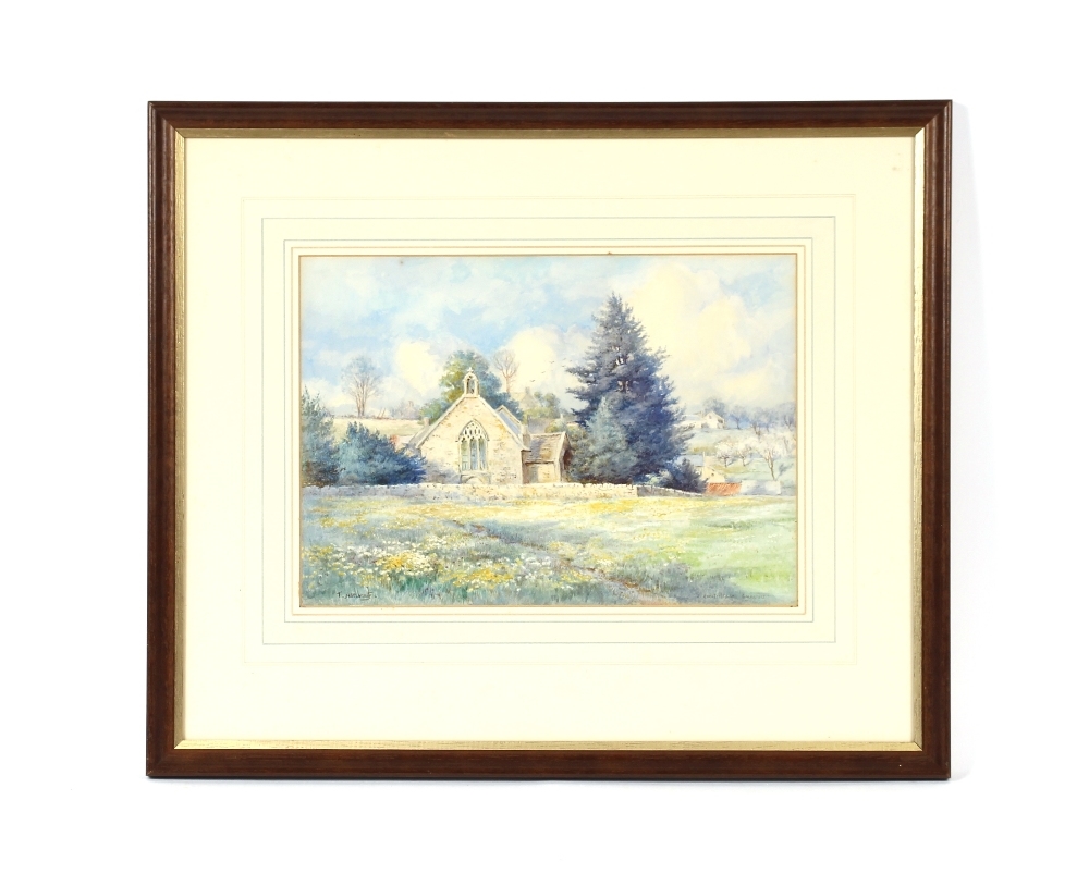 Smith Noel | 19th Century study of a rural church (19th Century ...