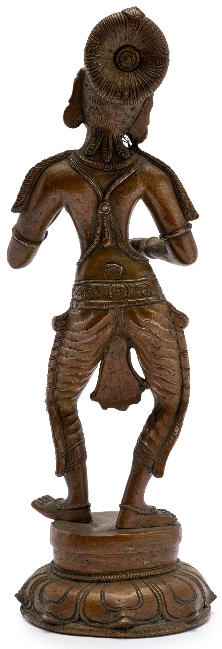 Indian School | A HINDU BRONZE FIGURINE OF THE GODDESS PARVATI | MutualArt