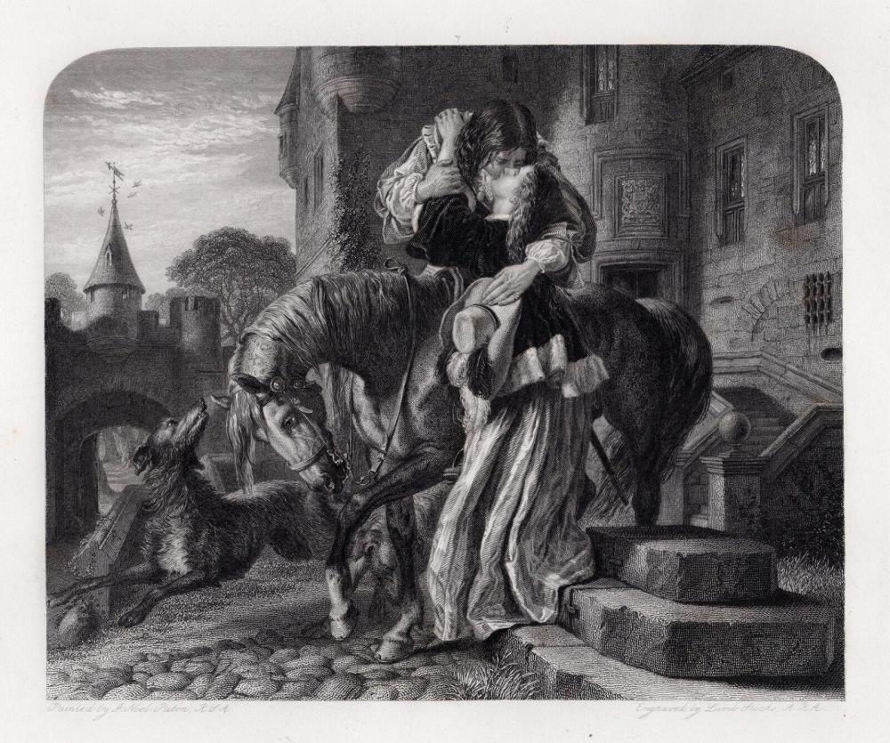 Joseph Noel Paton | The Embrace (1860) | MutualArt