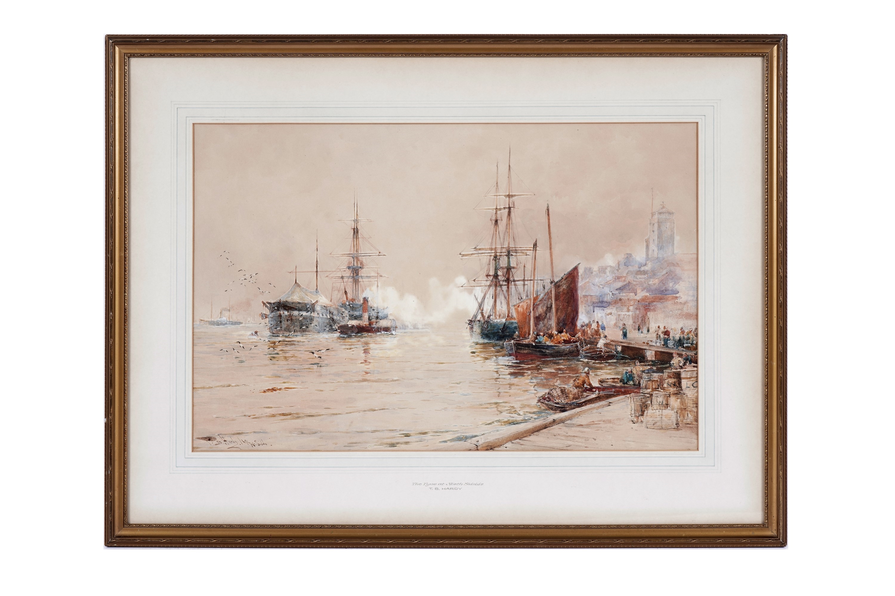 Thomas Bush Hardy | The Tyne at North Shields | MutualArt