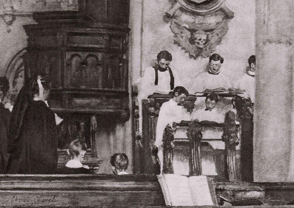 John Henry Lorimer | In Christ Church Cathedral (1893) | MutualArt