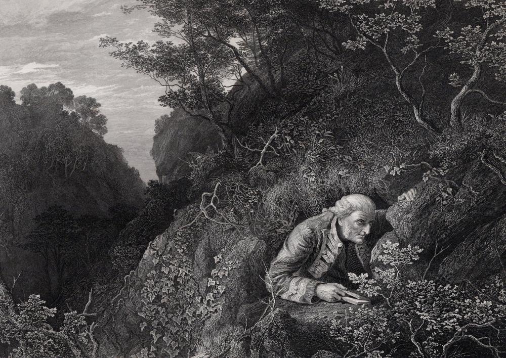Peter Graham | Baron Bradwardine in Hiding (1865) | MutualArt