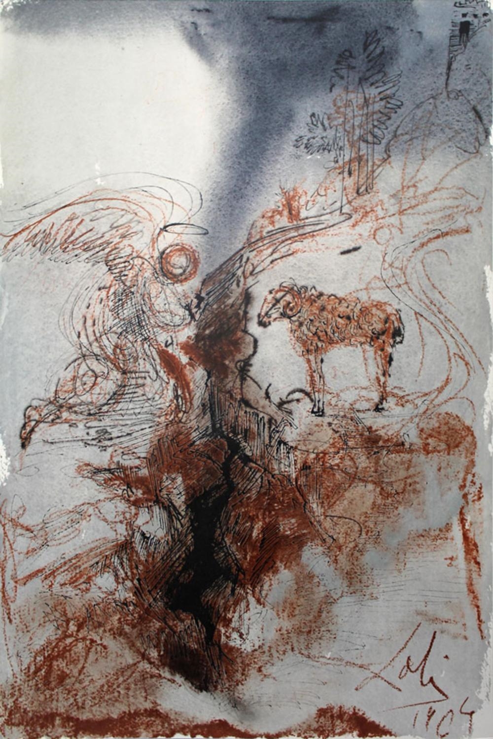 Salvador Dalí | Biblia Sacra Daniel's Vision (1967) | MutualArt