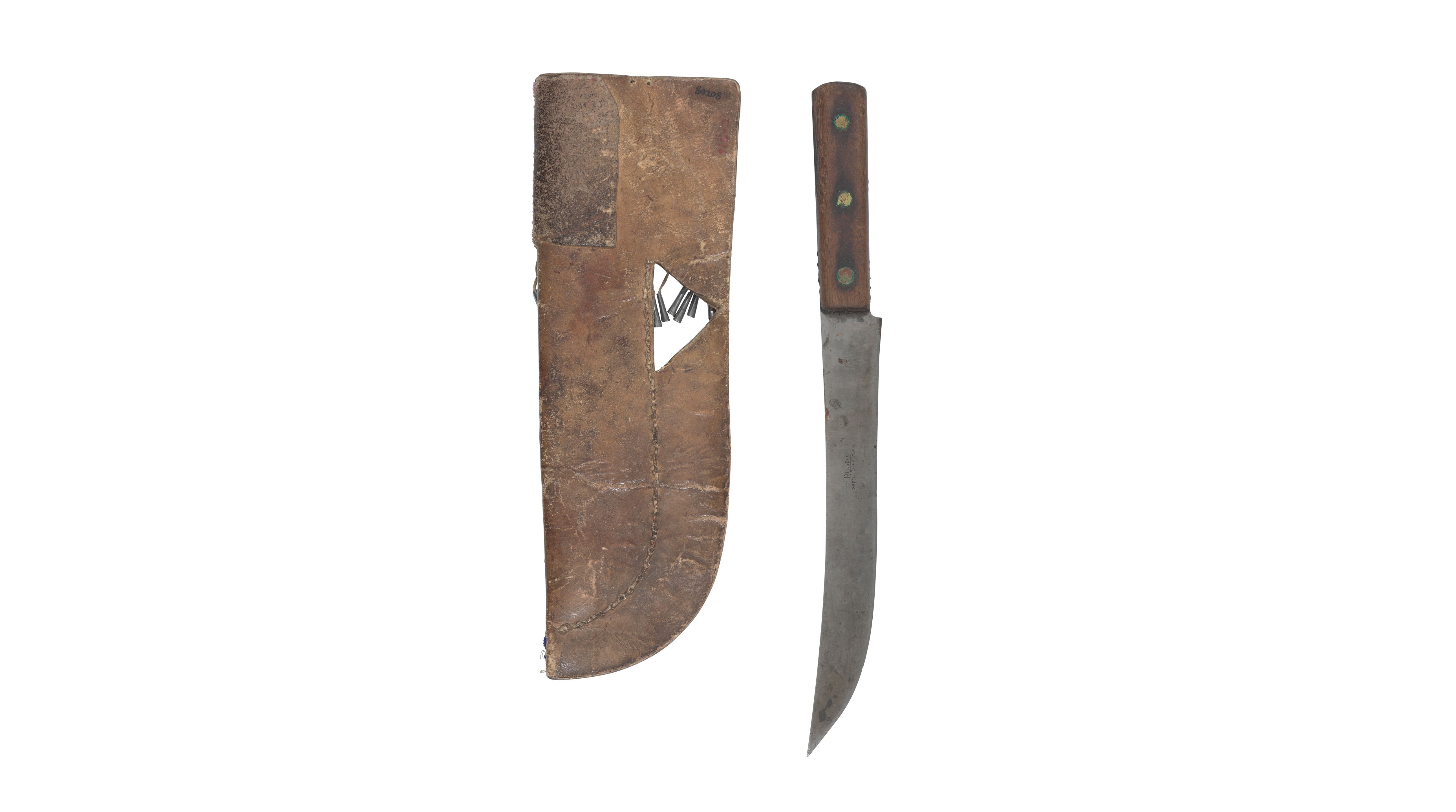 Russell | length (not including knife) 13 1/4in, width 4 1/2in; knife ...