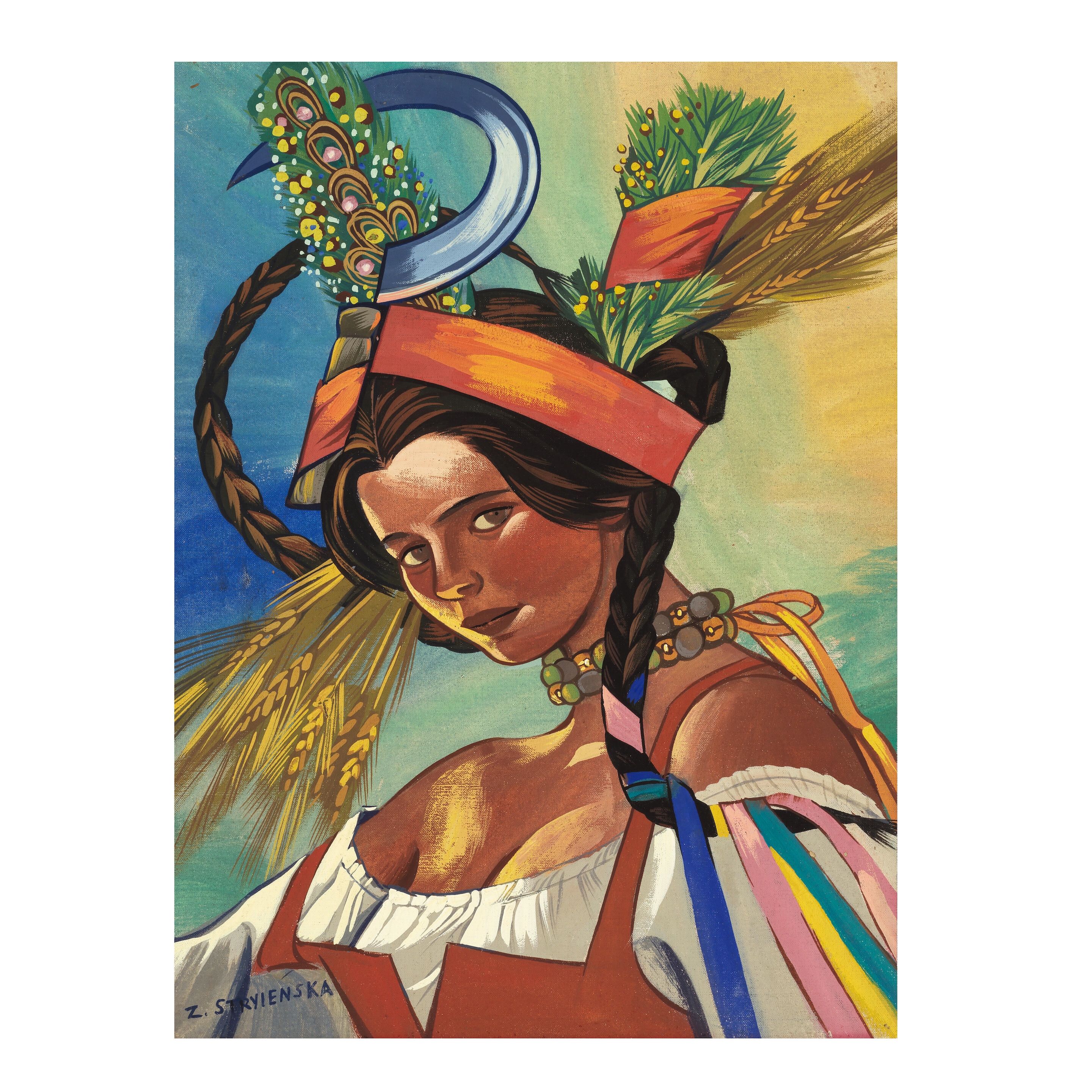 Zofia Stryjeńska | Harvest | MutualArt