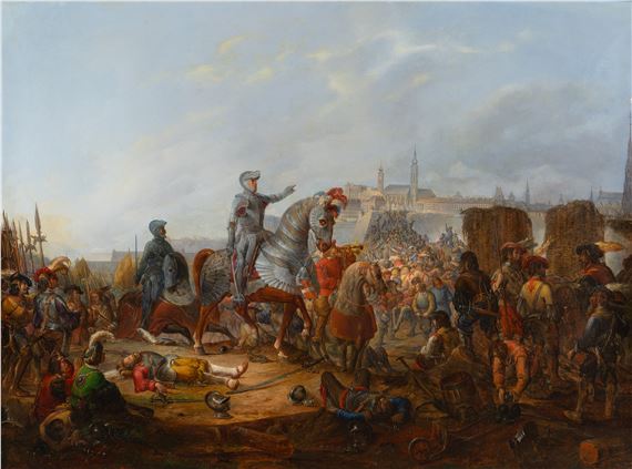 Karl Russ | Rudolf of Habsburg at the Gates of Vienna | MutualArt