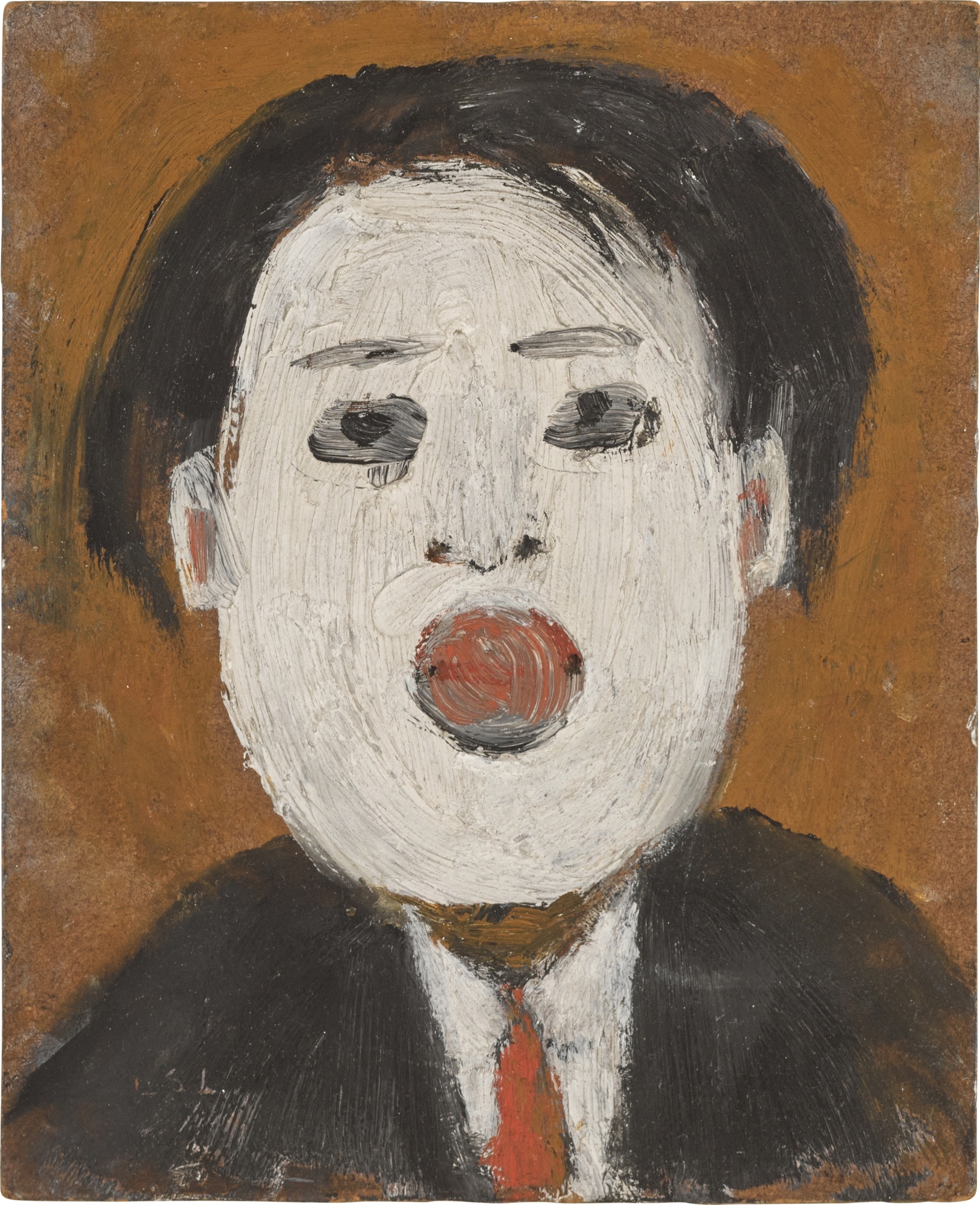 Laurence Stephen Lowry | Staring Man | MutualArt