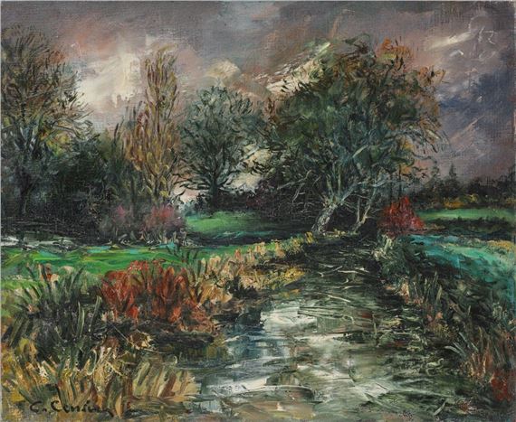 Constant Censier | Creek at Brezolles | MutualArt
