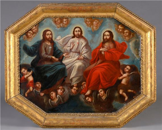 Spanish School, 17th Century | The Holy Trinity | MutualArt