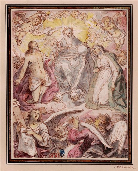 Hans Rottenhammer | Holy Trinity with Virgin and Angels | MutualArt