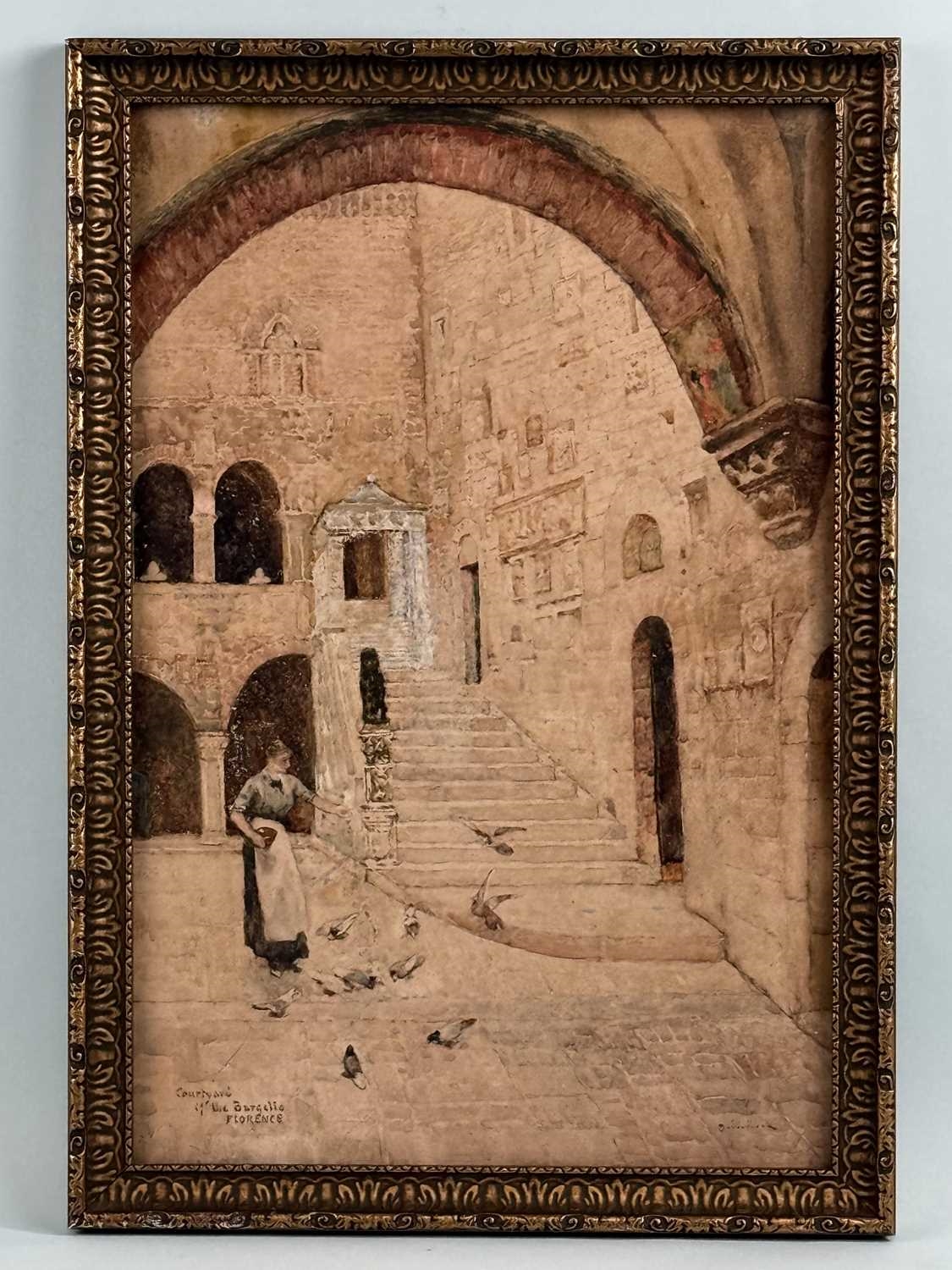 David Woodlock | Courtyard of the Bargello, Florence | MutualArt