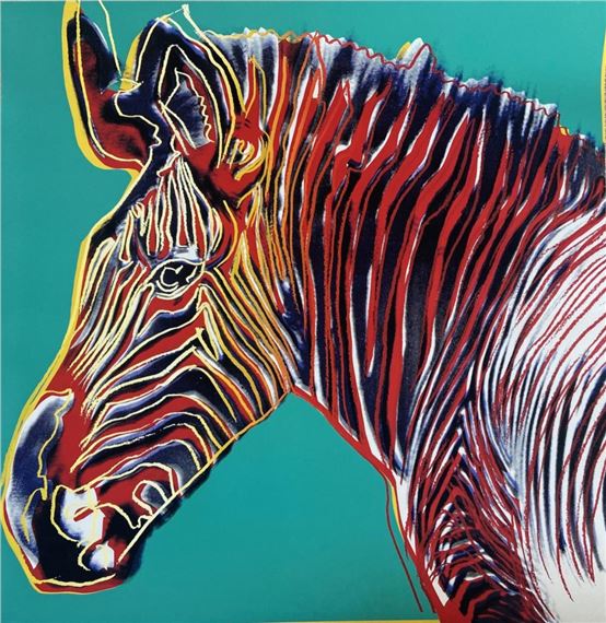 Warhol Andy | ZEBRA FROM THE ENDANGERED SPECIES SERIES | Artwork ...