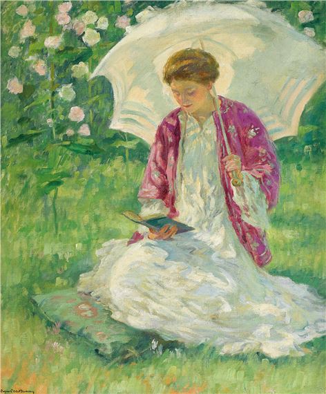 Rupert Bunny | Au Soleil (Girl in Sunlight (1915) | MutualArt