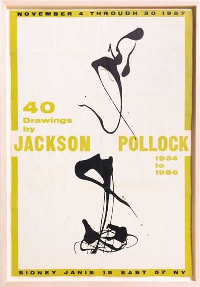 Jackson Pollock | 40 Drawings by Jackson Pollock 1934 to 1956, Sidney ...