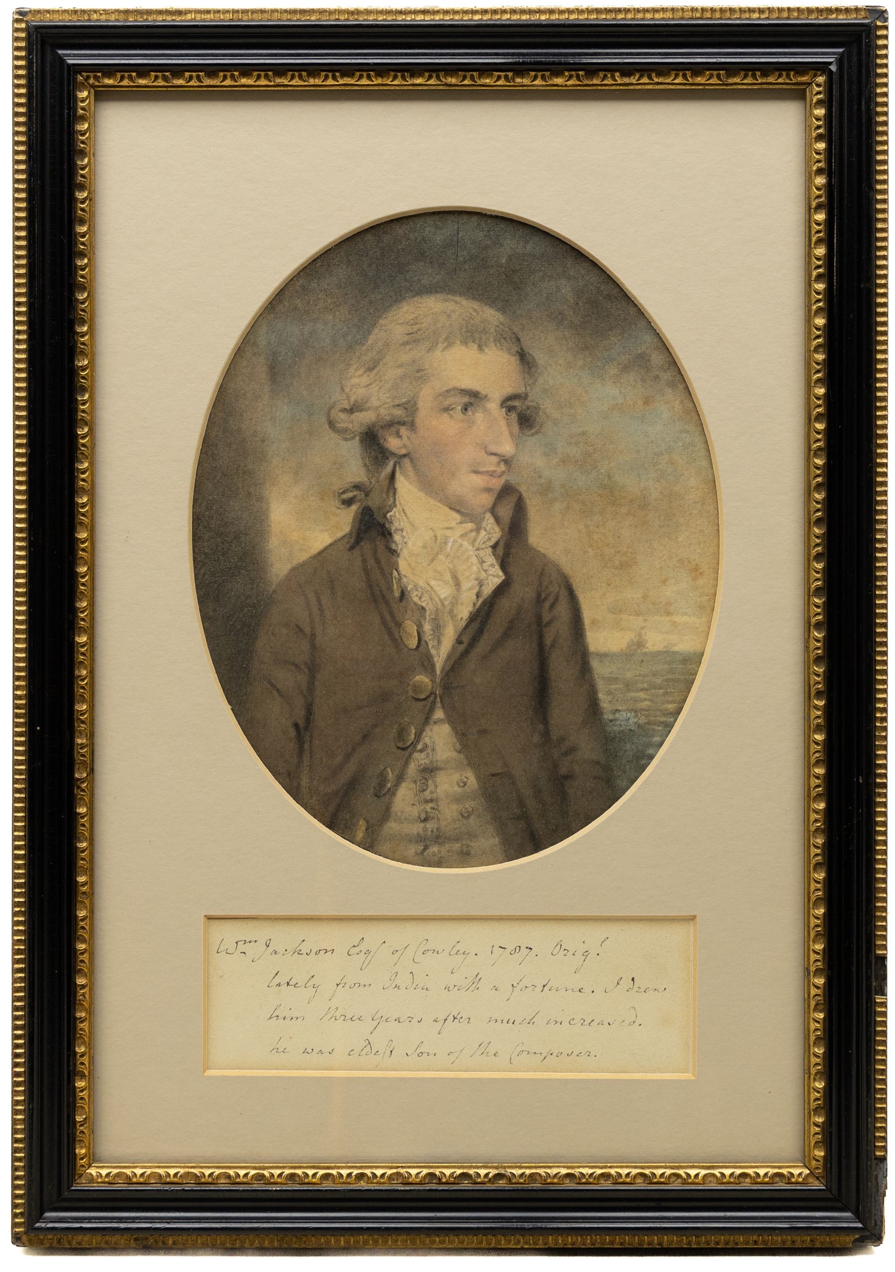 John Downman | 'Portrait of William Jackson Esquire of Cowley - The ...