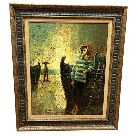 Kenneth Knowles | French Boy & a Boat (Circa 1980s) | MutualArt