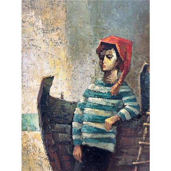 Kenneth Knowles | French Boy & a Boat (Circa 1980s) | MutualArt