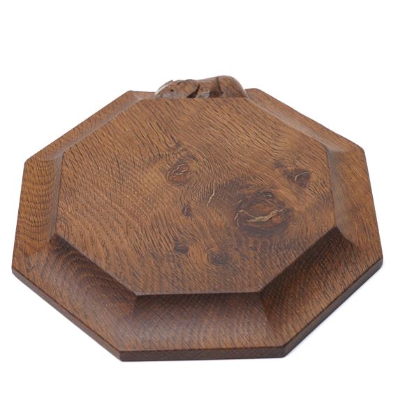 Robert Thompson | Mouseman - Small oak herb octagonal chopping board ...