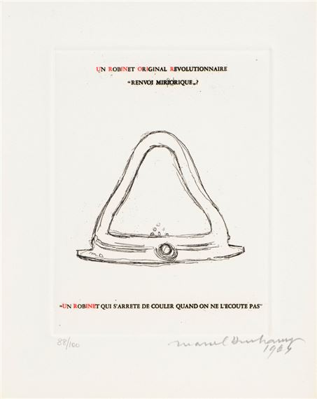 Marcel Duchamp | Un robinet (1964) | MutualArt