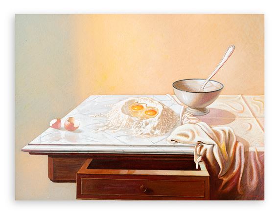 Walter Falconi | Natura morta della pasta all'uovo | MutualArt
