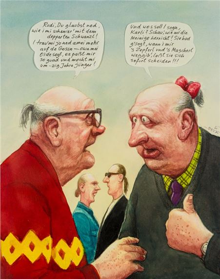 Manfred Deix | Braid | MutualArt