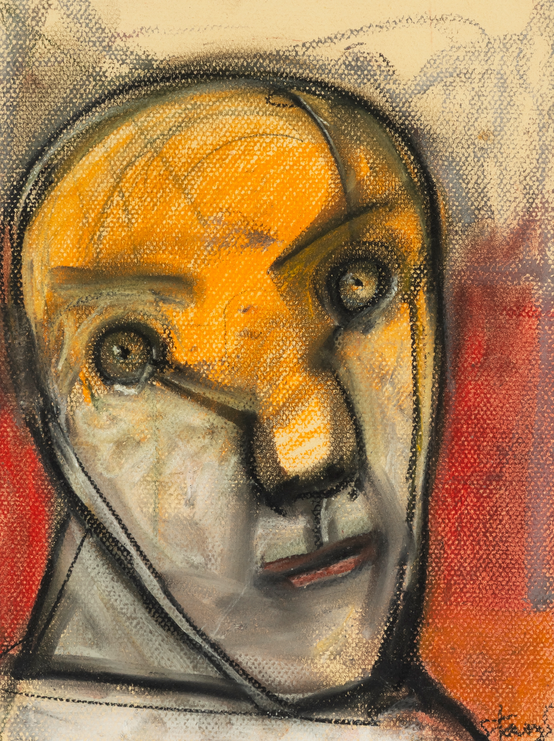 Stasys Eidrigevicius | Twarz | MutualArt