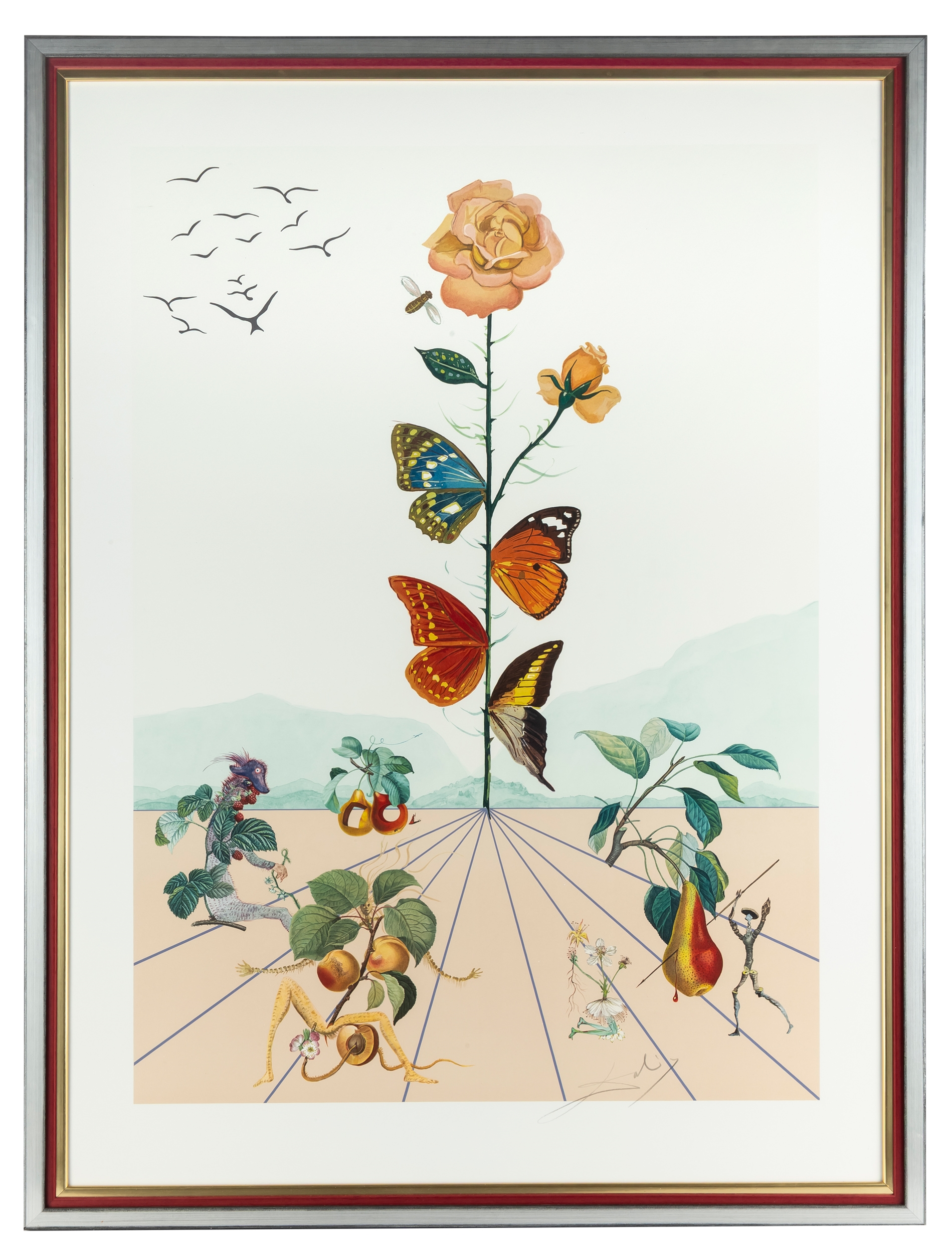 Salvador Dalí | Flordali II, La Rose Papillon (1981) | MutualArt