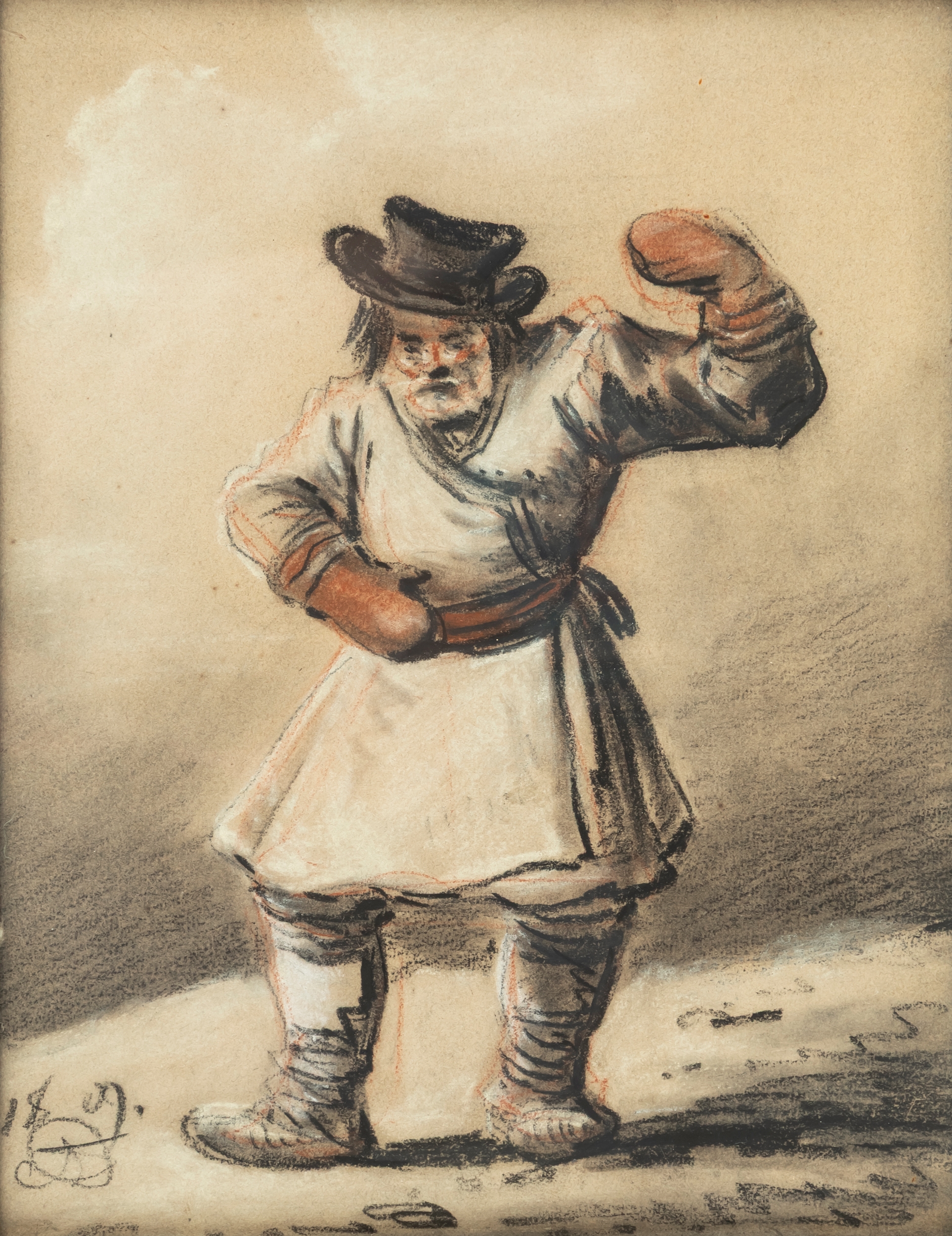 Aleksandr‏ Orlowski | Chłop rosyjski (1809) | MutualArt