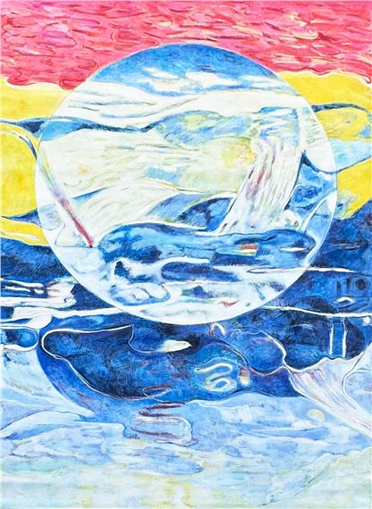 Ronald Newman | Unstretched abstract | MutualArt