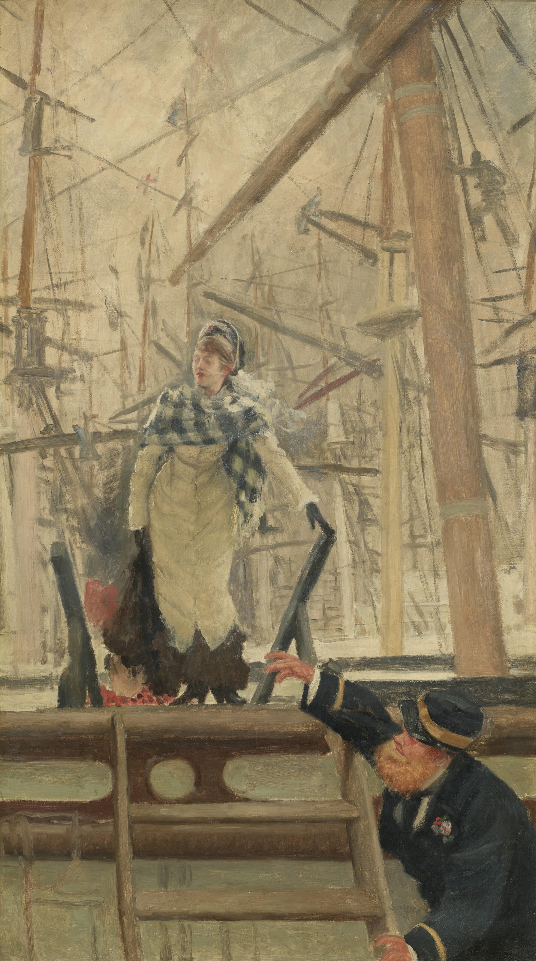 James Jacques Joseph Tissot | Boarding a Ship ou Visit to a Ship ...