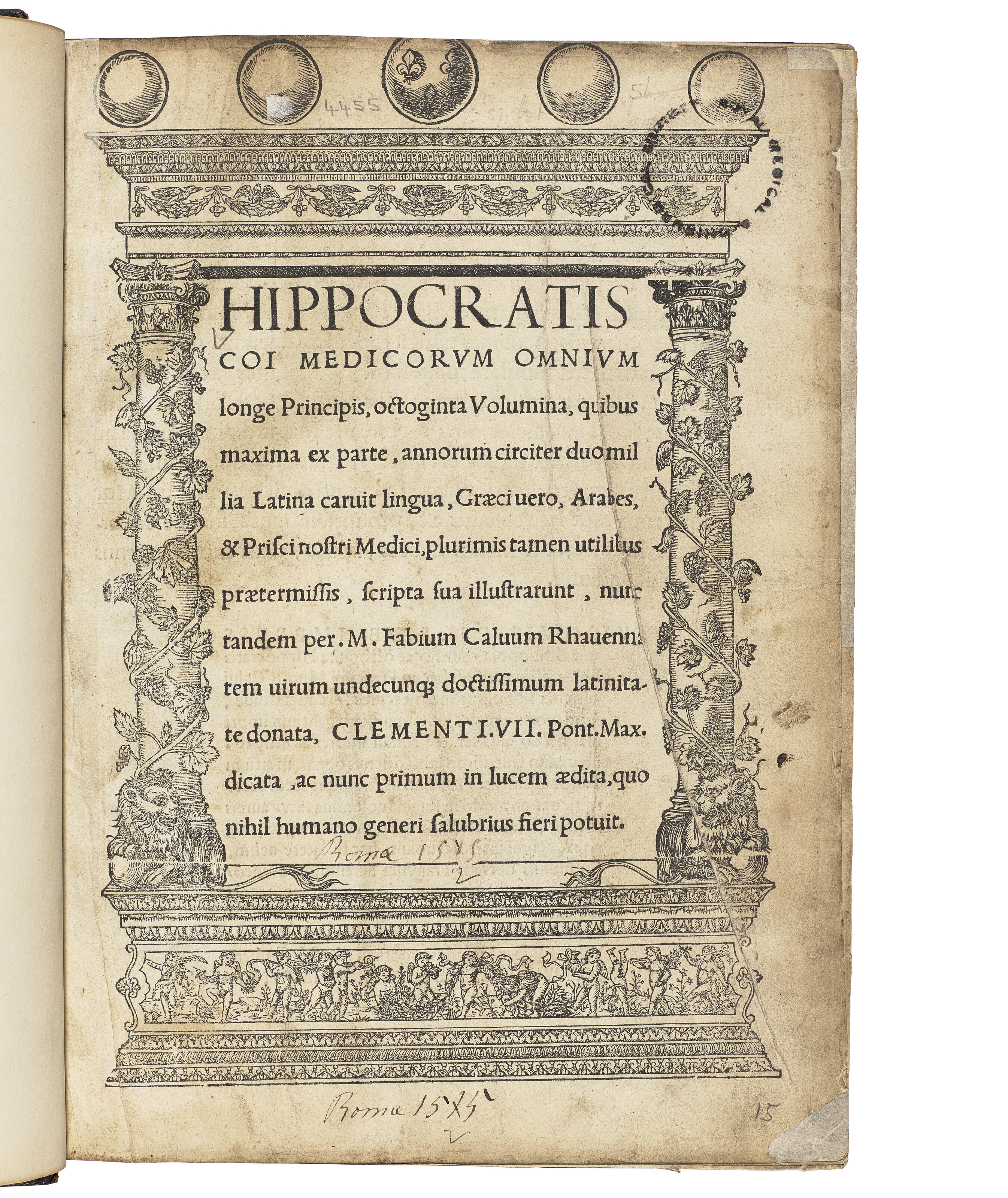 Opera | Opera] Hippocratis Coi medicorum omnium longe principis ...
