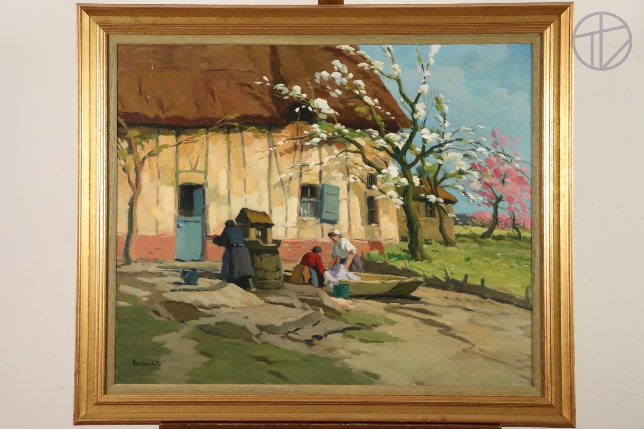Paul André Jean Eschbach | Le lavoir | MutualArt