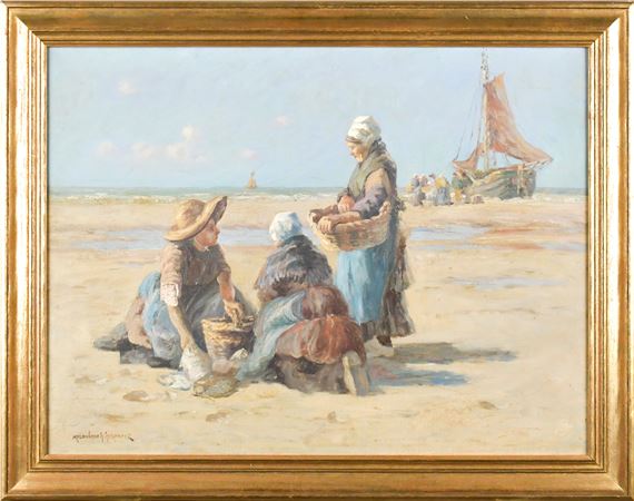 Melbourne Havelock Hardwick | MELBOURNE HARDWICK OIL, FISHERWOMEN ...
