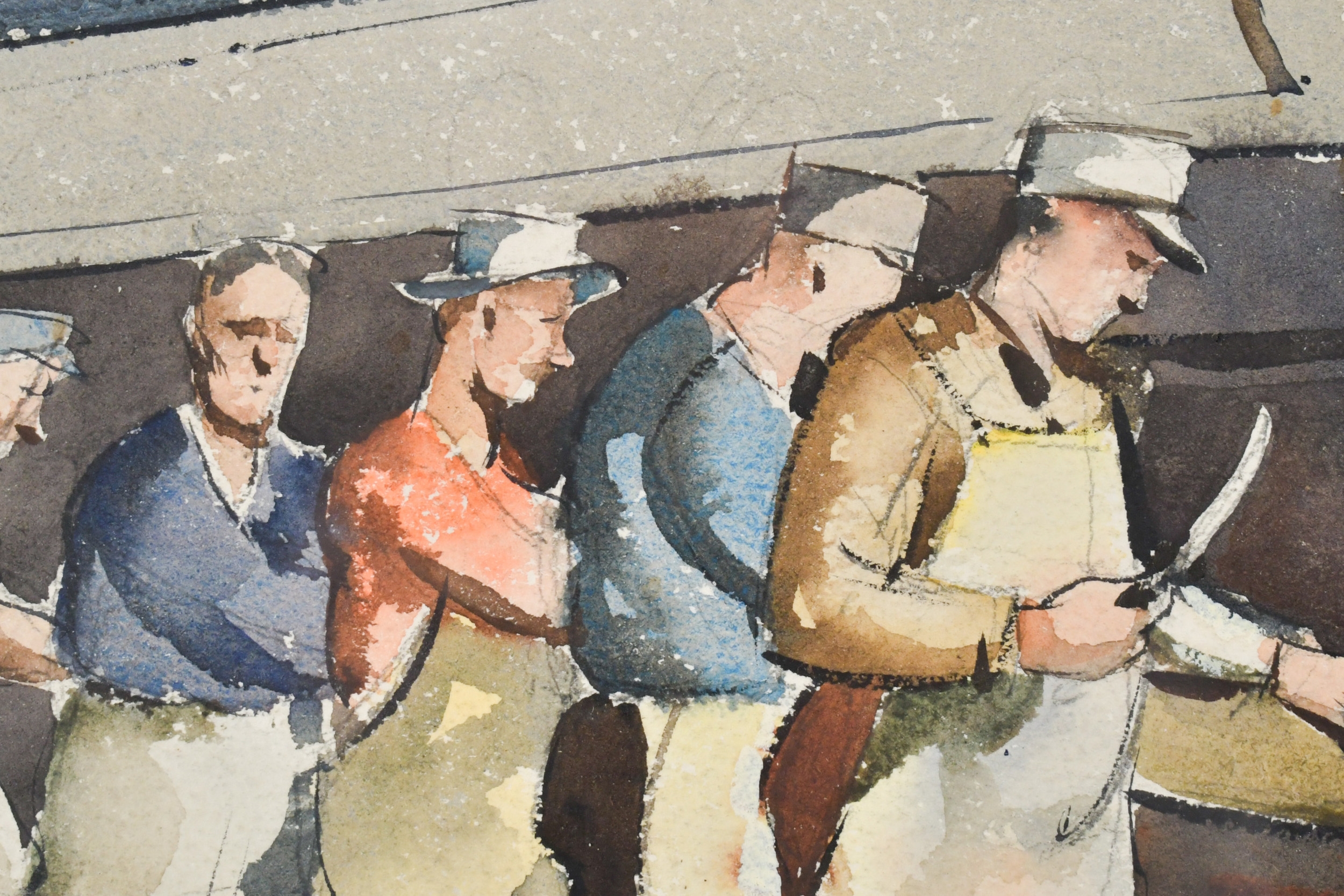 Paul Sample | The Fish Sorters | MutualArt