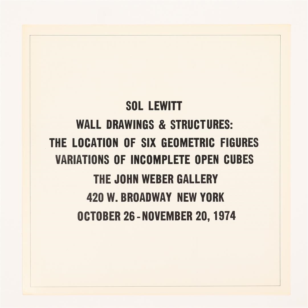 Sol LeWitt | Variations of incomplete cubes (26) | MutualArt