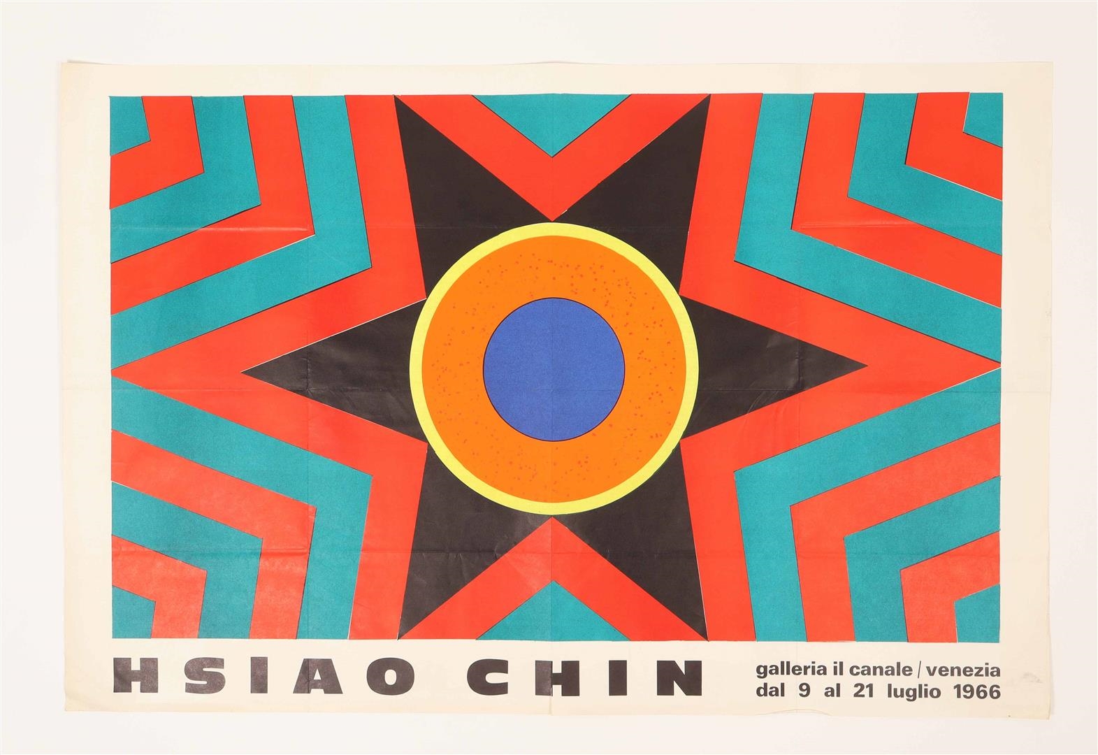 Hsiao Chin | Poster announcement for the Hsiao Chin exhibition at ...