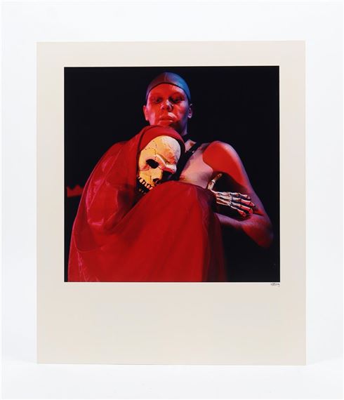 Erwin Olaf | Puppet player with skeleton puppet (1989) | MutualArt