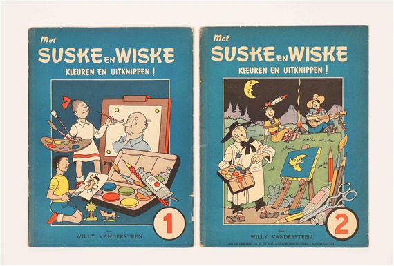 Willy Vandersteen | Suske en Wiske. Kleuren en Uitknippen (1952 ...