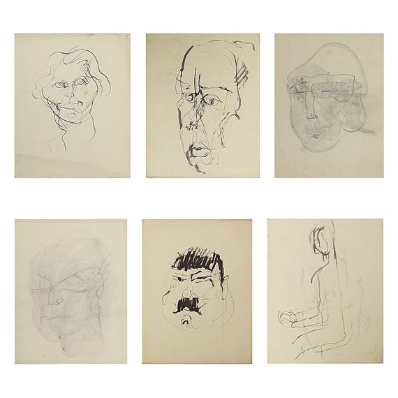 Siegfried Charoux | Bundle of 6 drawings | MutualArt