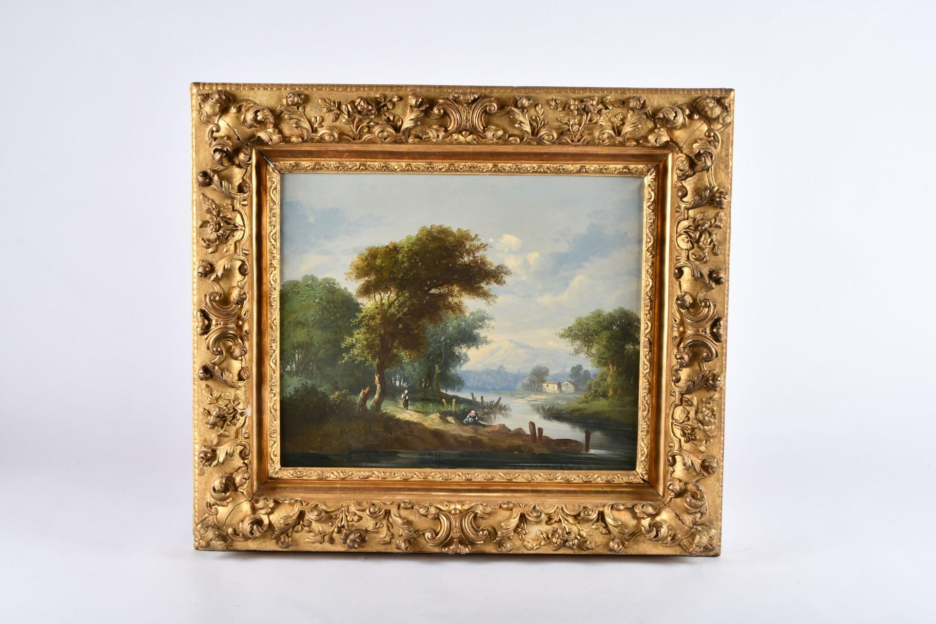 French School, 19th Century | Paysage à la rivière | MutualArt