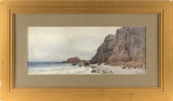 Alfred Thompson Bricher | Ashburton Cliff, Grand Manan | MutualArt