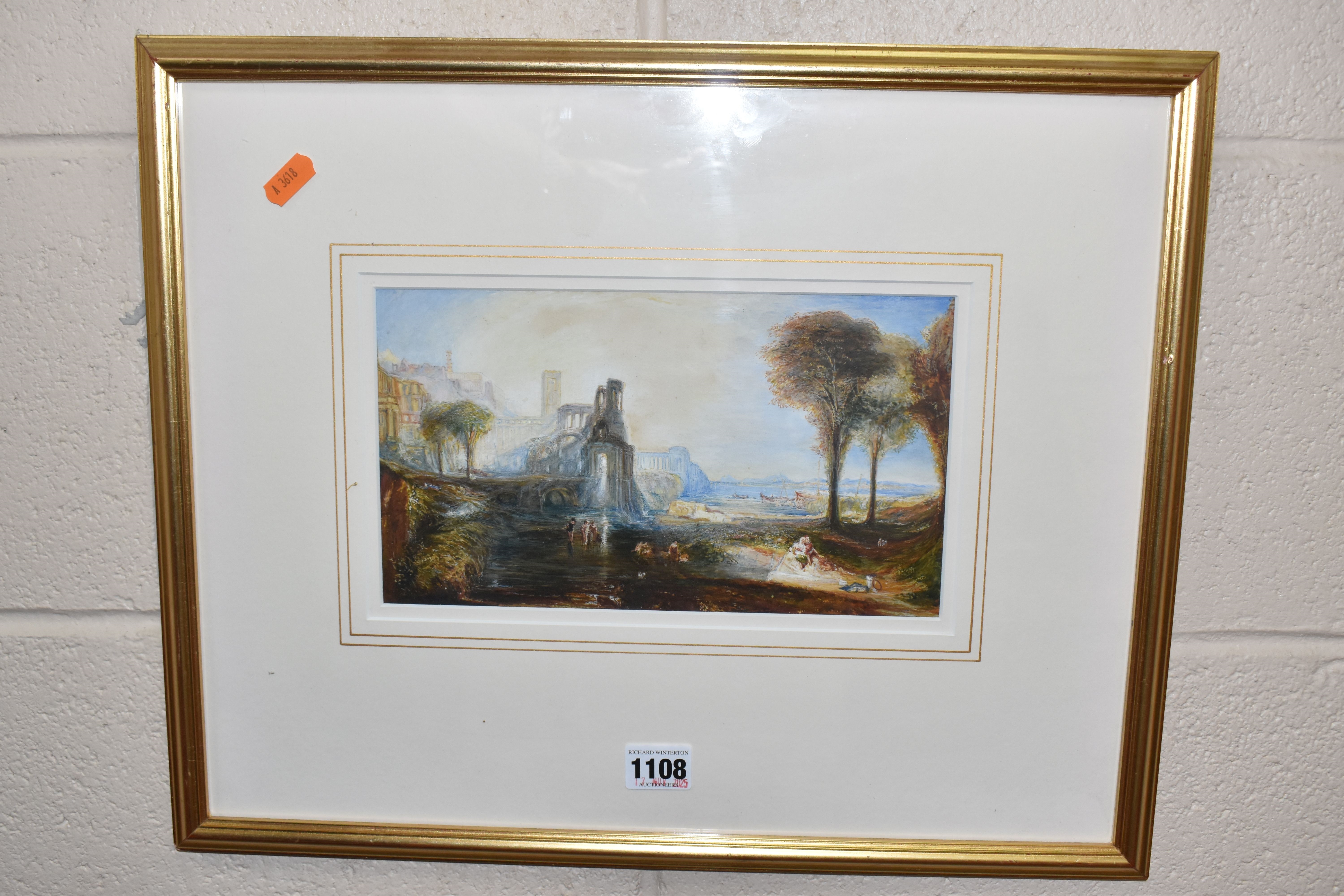 Joseph Mallord William Turner | CALIGULA'S PALACE AND BRIDGE (Late 19th ...