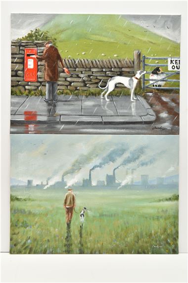 Steve Sanderson | THE VERY NOSEY SHEEP, Quiet Fields | MutualArt