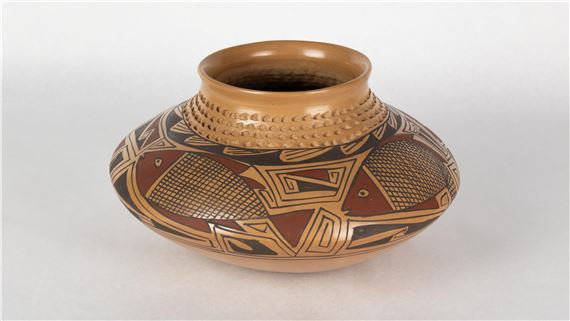 Genoveva Sandoval | Mata Ortiz Jar with Fish Design | MutualArt