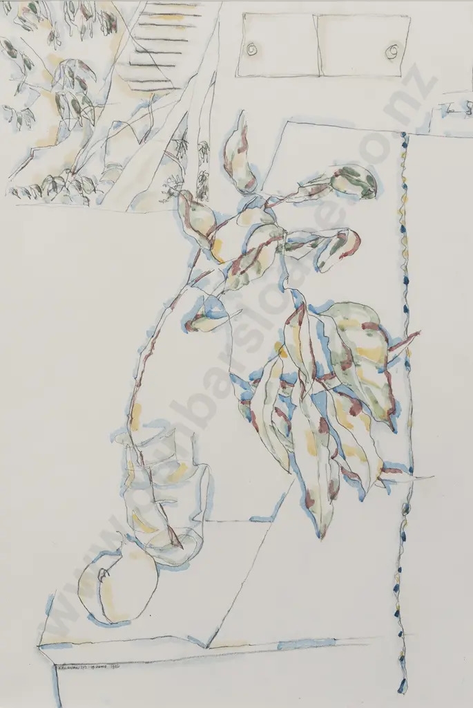 Janet Paul | Caravan Drawing I (1986) | MutualArt
