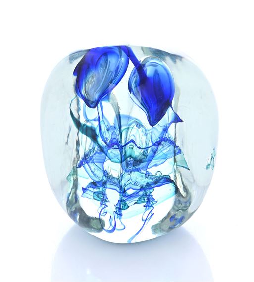 David Reade | hand-blown freeform glass sculpture (2003) | MutualArt