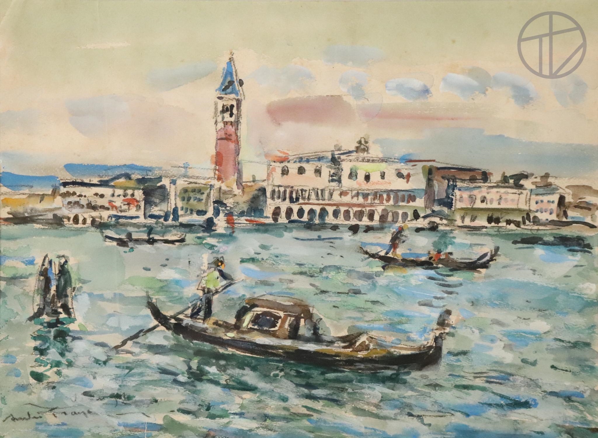 Andre Fraye | Venise, Palais Ducal vue de San Giorgio | MutualArt